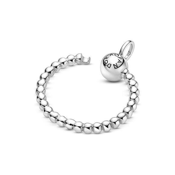 Pandora | Jewelry | Pandora Moments Silver Beaded O Pendant | Poshmark